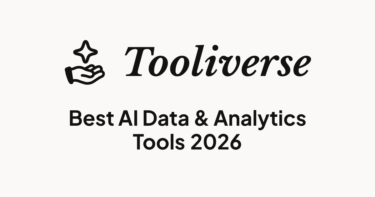 Best AI Analytics Tools 2026 | Data Intelligence Ranked